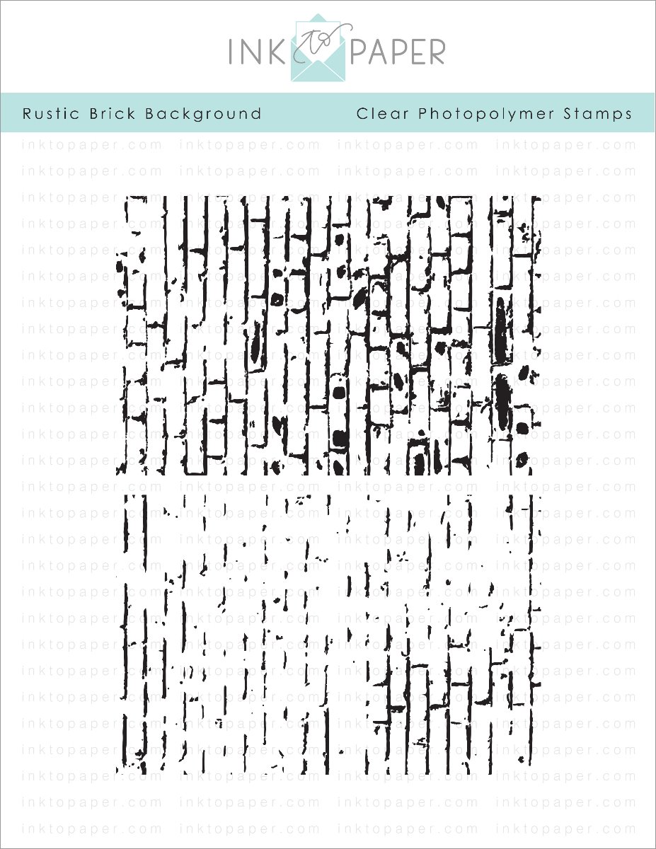 Rustic Brick Background Stamp Set: Papertrey Ink