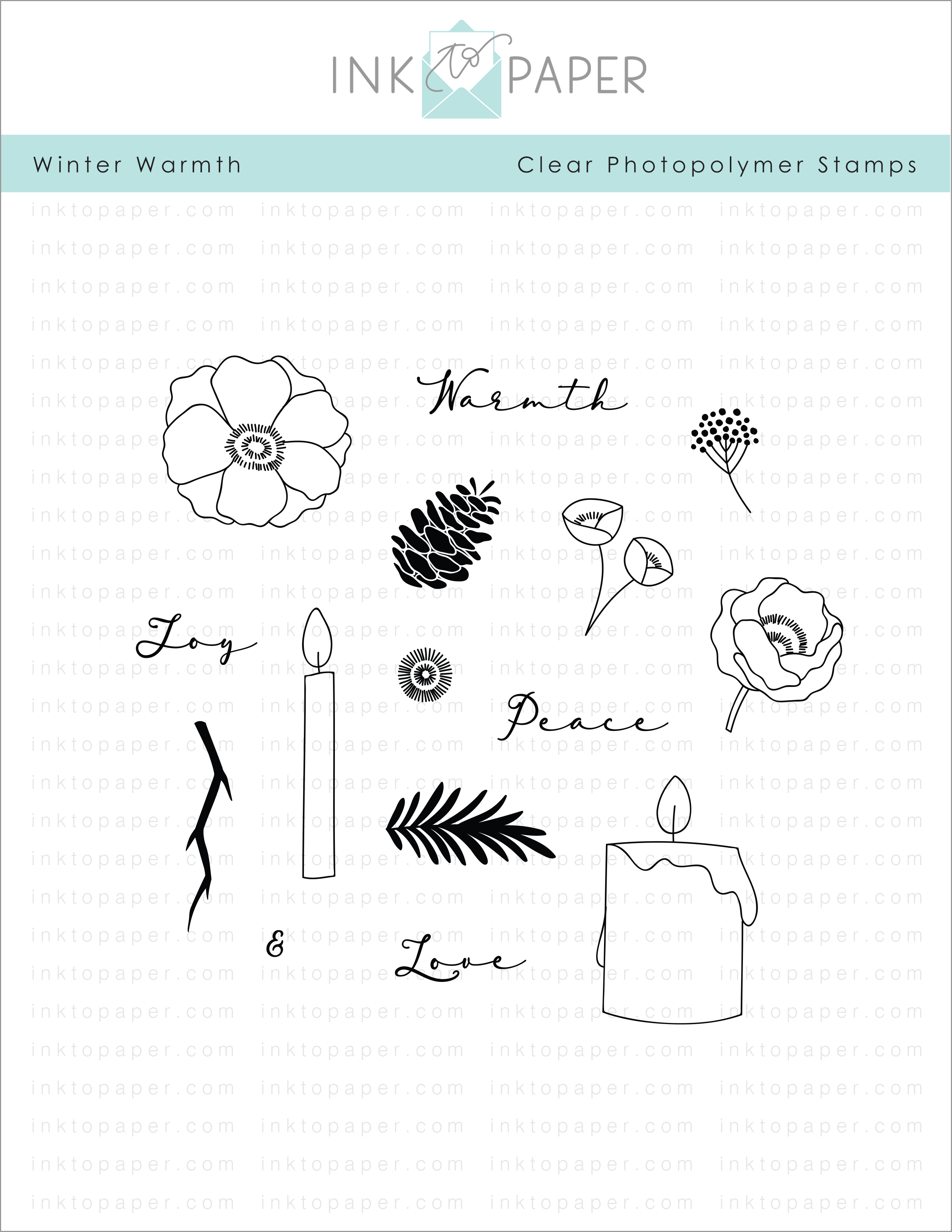 Winter Warmth Stamp Set: Papertrey Ink