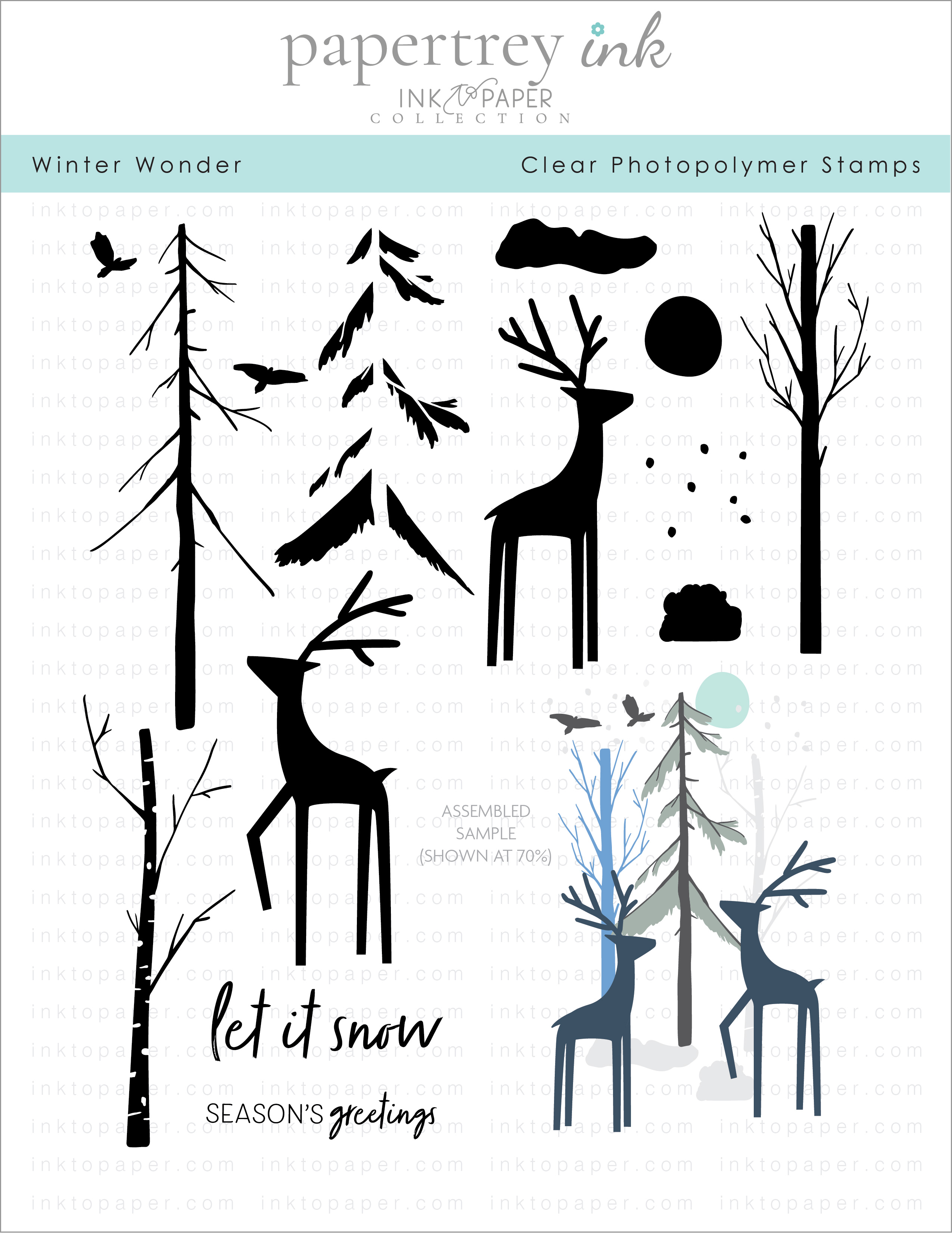 Winter Wonder Stamp Set: Papertrey Ink