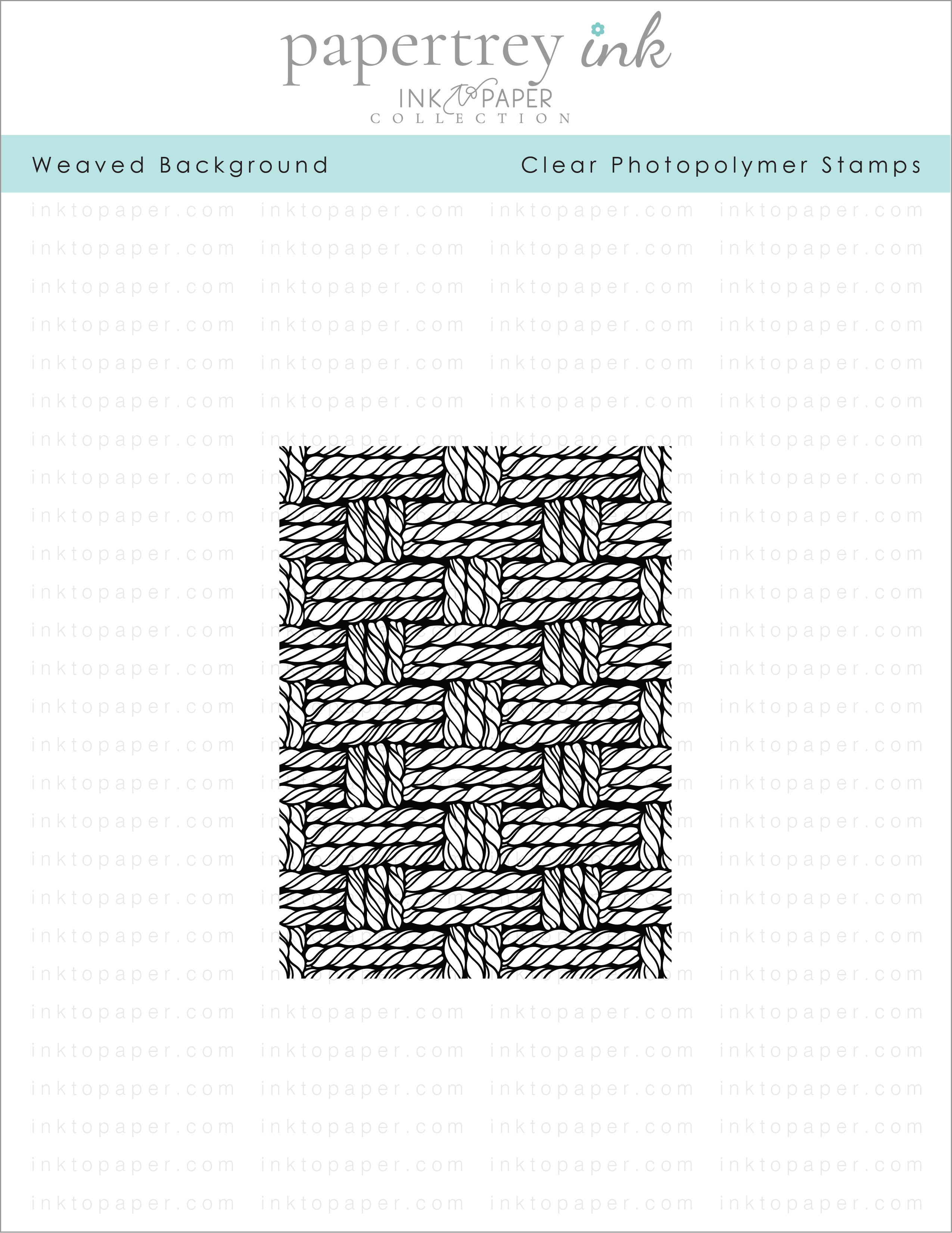 Weaved Background Stamp Set: Papertrey Ink