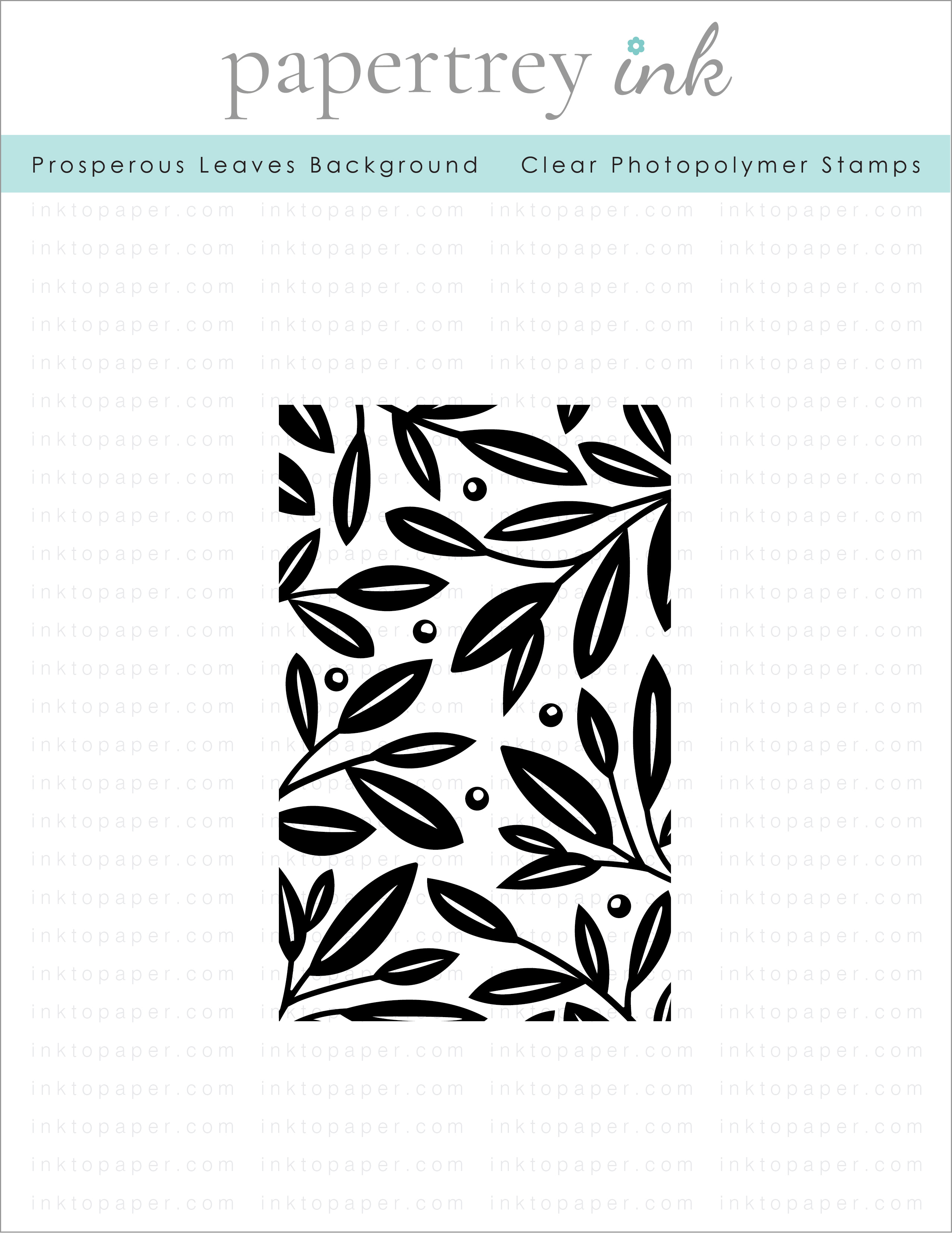 Prosperous Leaves Background Stamp Set: Papertrey Ink