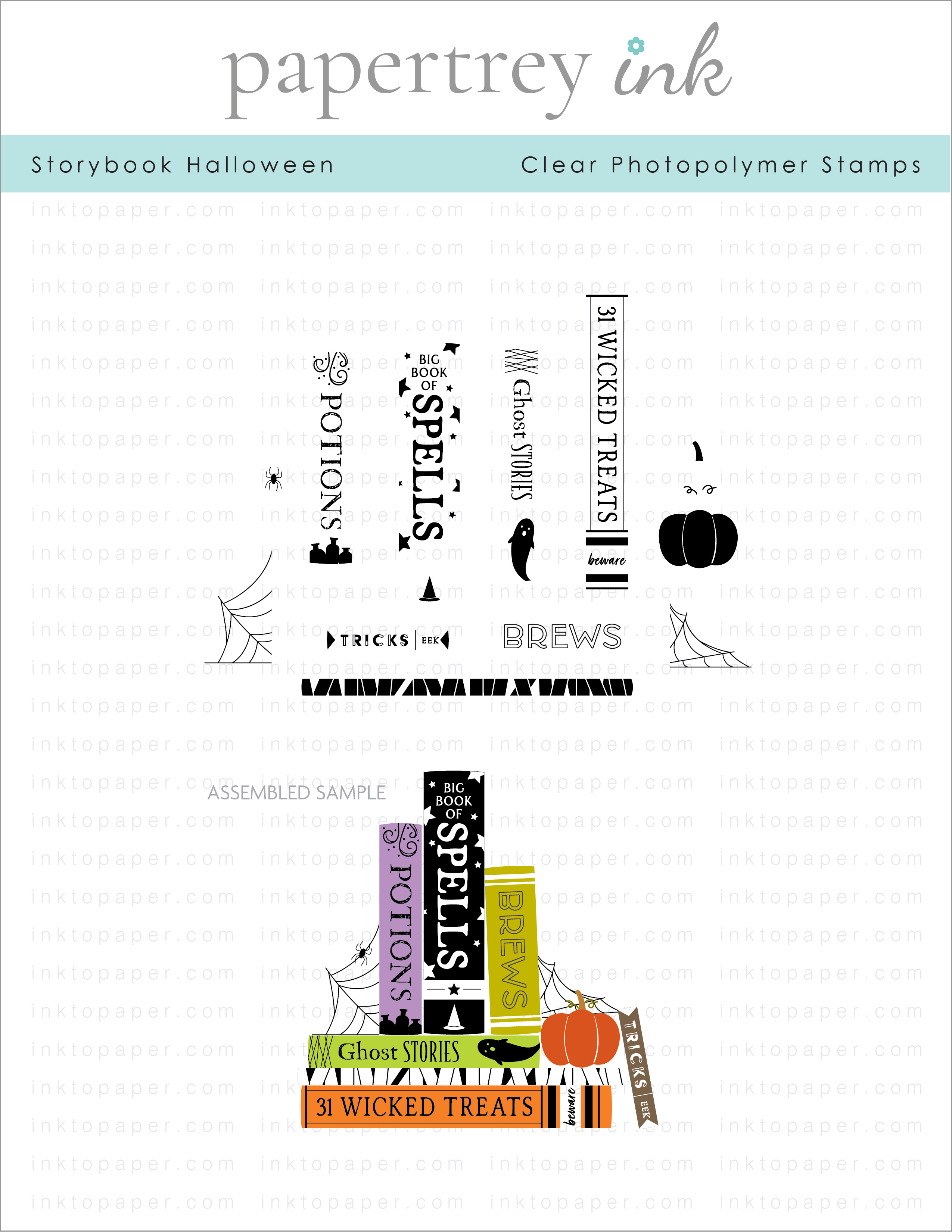Storybook Halloween Mini Stamp Set: Papertrey Ink
