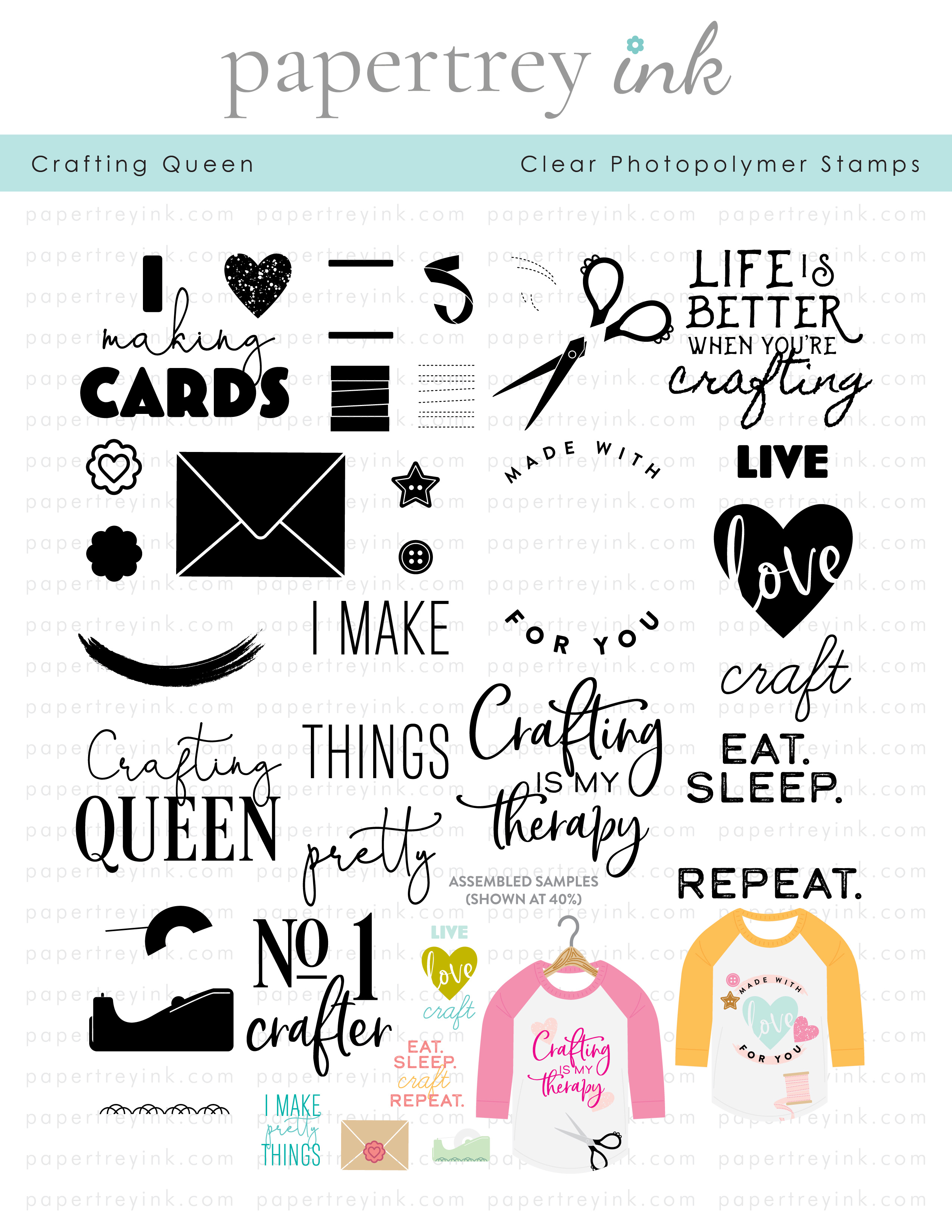 Crafting Queen Stamp Set: Papertrey Ink