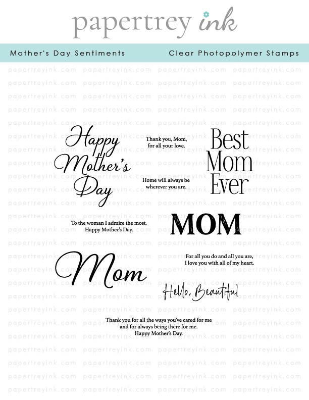 Papertrey Ink - Mother's Day Sentiments Stamp Set