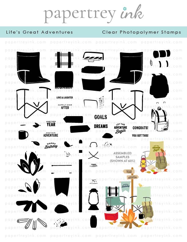 Papertrey Ink - Life's Great Adventures Stamp Set