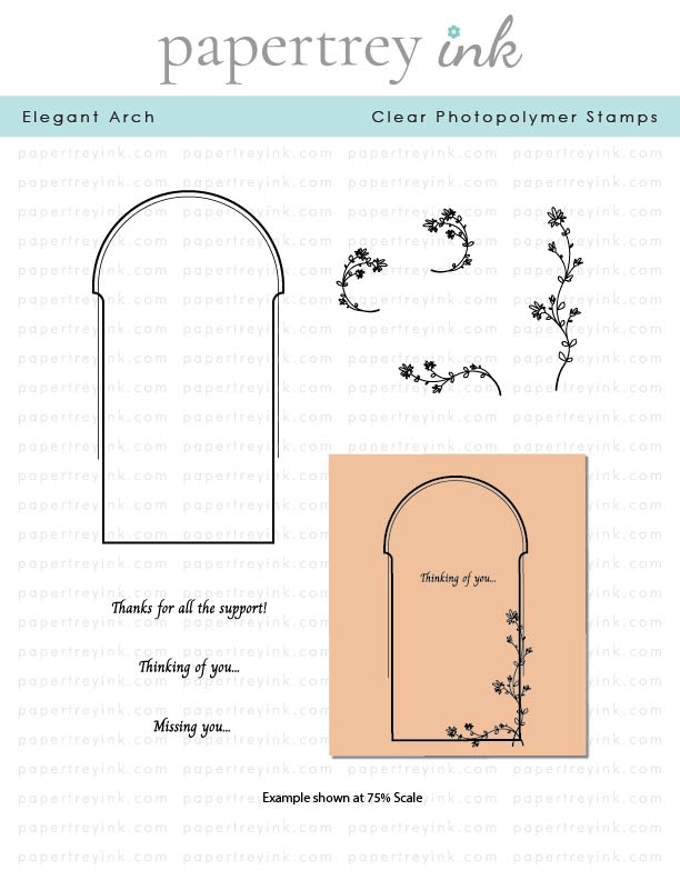 Papertrey Ink - Elegant Arch Stamp Set