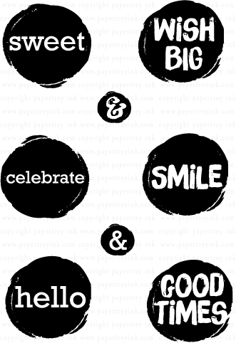 Splat Stamp Set: Papertrey Ink