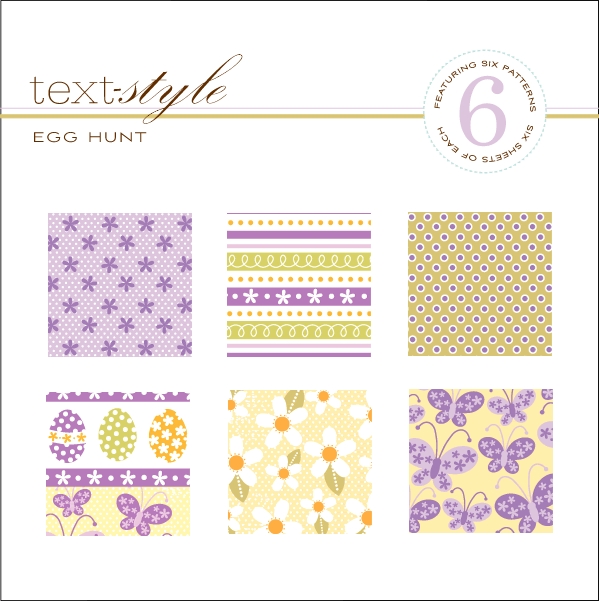 Egg Hunt Patterned Paper 8"X8" (36 sheets): Papertrey Ink