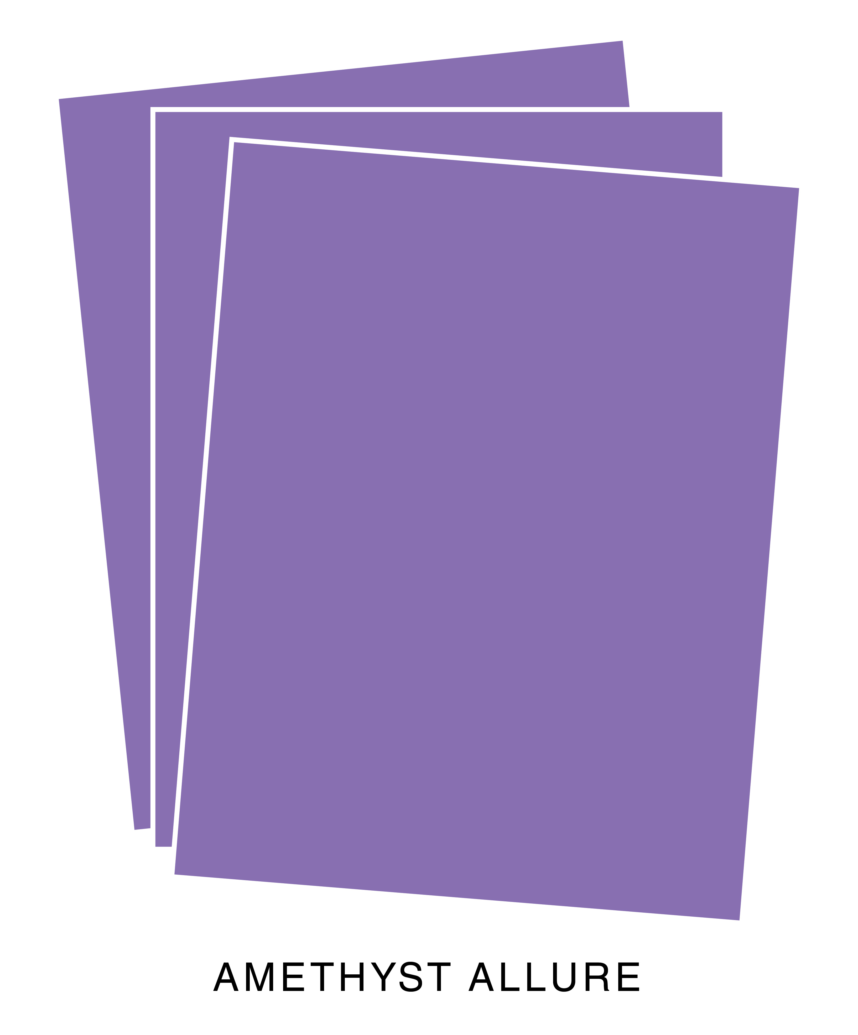 Perfect Match Amethyst Allure Premium Cardstock (50 Sheets): Papertrey Ink