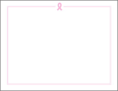 Pink Ribbon Post Card Set: Papertrey Ink
