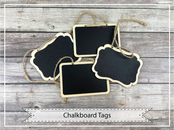 Chalkboard Tags (set of 4): Papertrey Ink