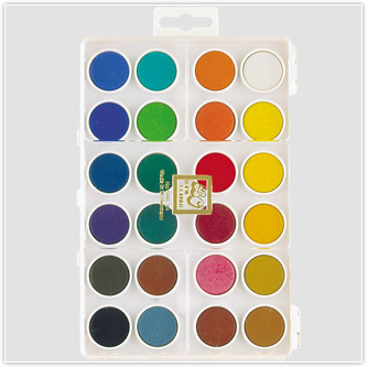 Loew Cornell 24-Pan Watercolor Set: Papertrey Ink