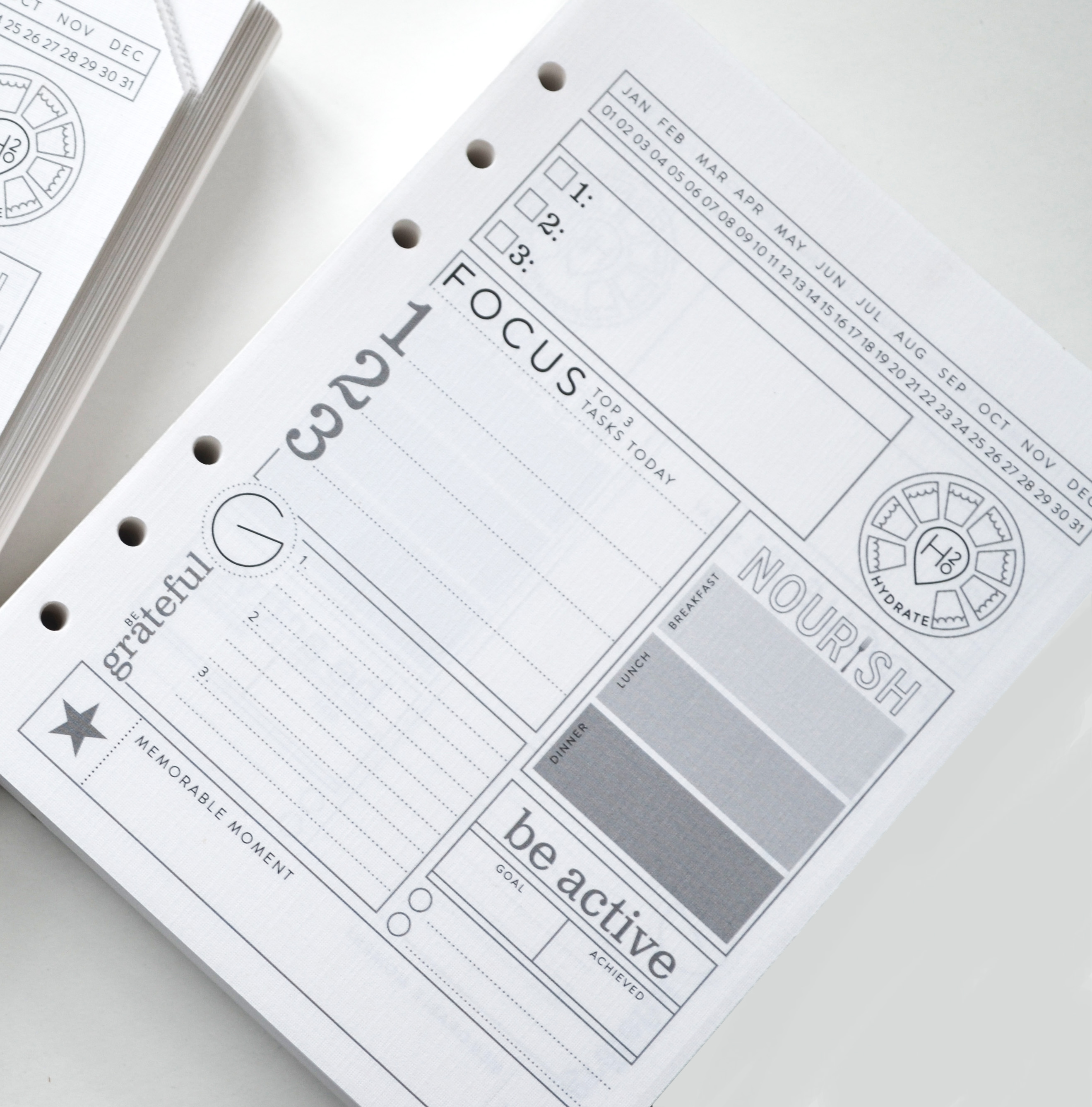 Moments Inked: Perpetual Daily Pages - Binder: Papertrey Ink