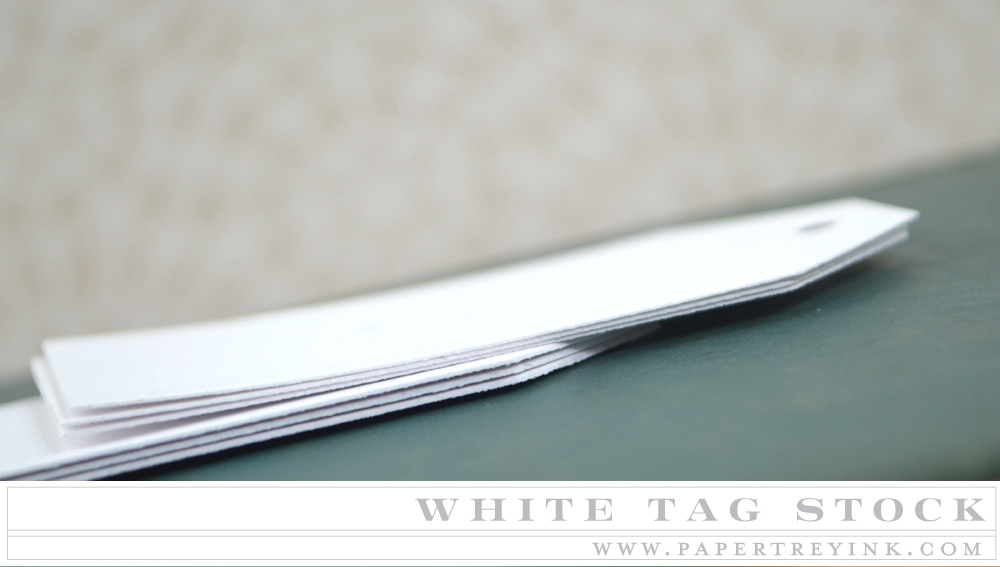 Paper Basics - White Tag Stock (15 sheets): Papertrey Ink