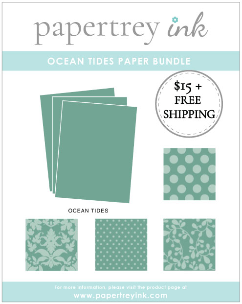 Papertrey Ink - Ocean Tides Paper Bundle
