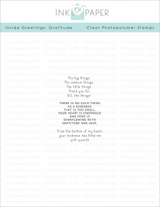 Inside Greetings: Happy Hello Mini Stamp Set: Papertrey Ink