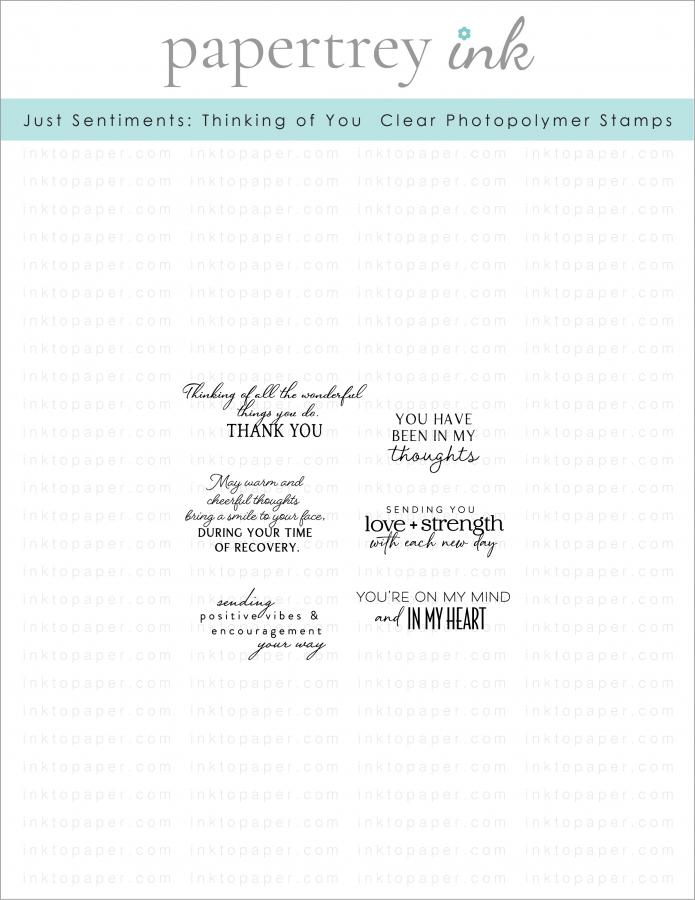 Just Sentiments: Together Mini Stamp Set: Papertrey Ink