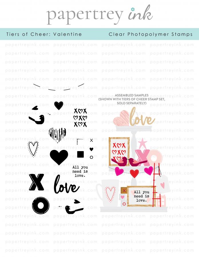 Papertrey Ink - Tiers of Cheer Stamp Set