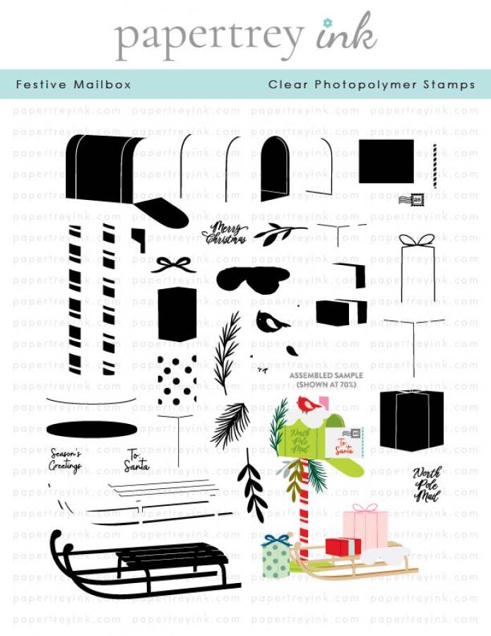 Papertrey Ink - Festive Mailbox Stamp Set