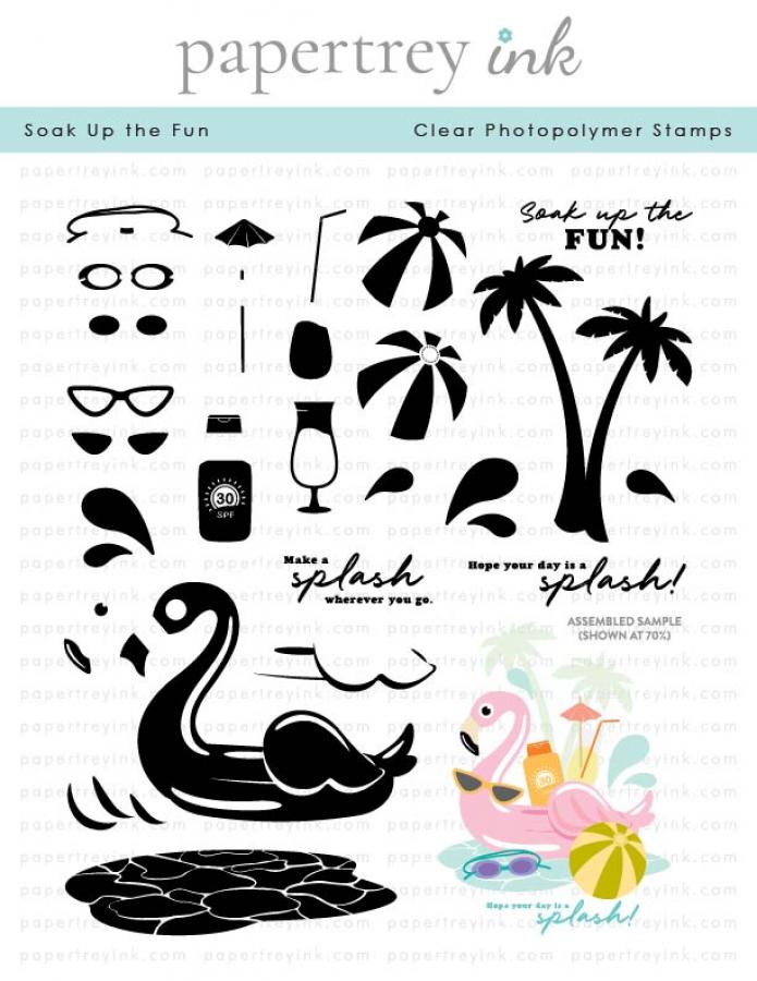 Papertrey Ink - Soak Up the Fun Stamp Set