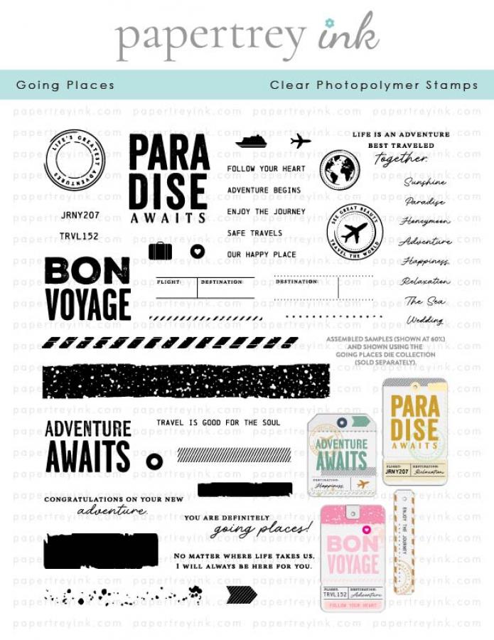 Papertrey Ink - Going Places Stamp Set