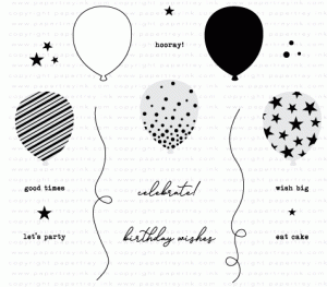 Birthday Balloons Stencil Collection (set of 2): Papertrey Ink