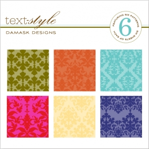 Damask Designs Patterned Paper 8"X8" (36 sheets): Papertrey Ink
