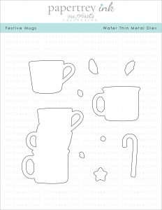Festive Mugs Die: Papertrey Ink