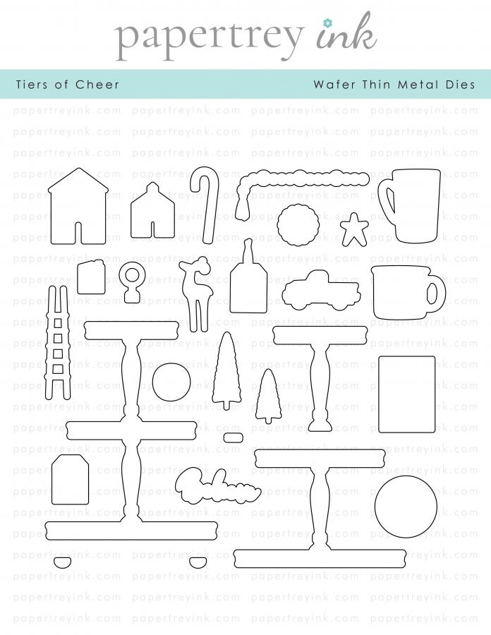 Papertrey Ink - Tiers of Cheer Stamp Set