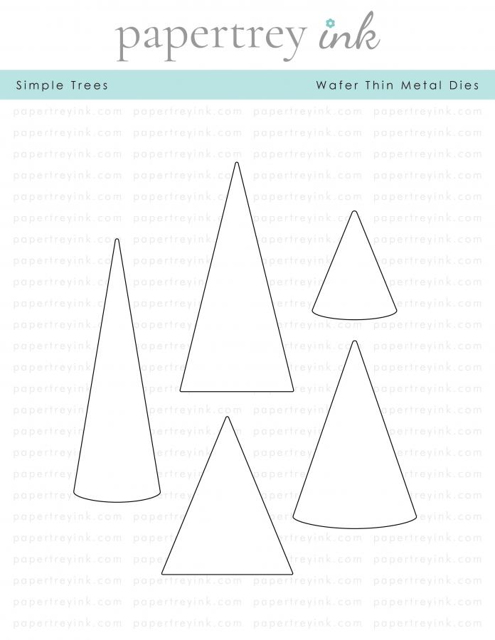Papertrey Ink - Simple Trees Die