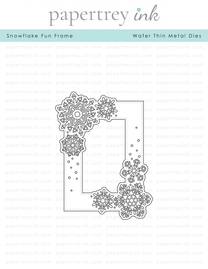 Papertrey Ink - Snowflake Fun Frame Die
