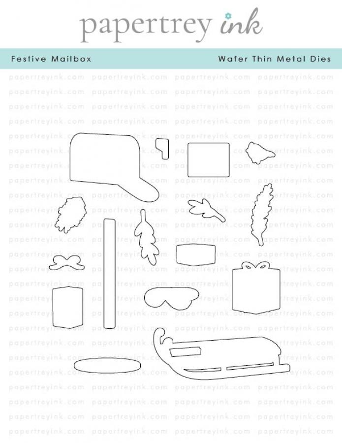 Papertrey Ink - Festive Mailbox Die