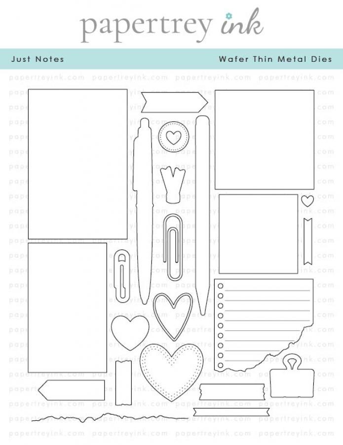 Papertrey Ink - Just Notes Stamp Set