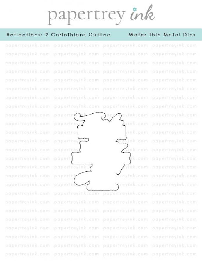 Papertrey Ink - Reflections: 2 Corinthians Outline Die