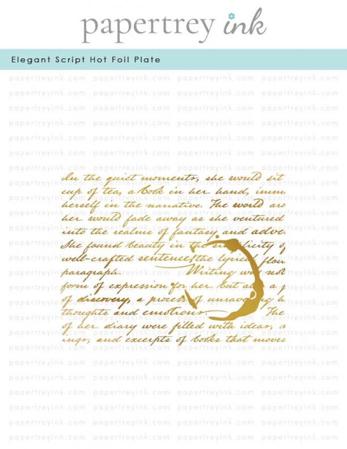 Papertrey Ink - Shoreline Finds Hot Foil Plate