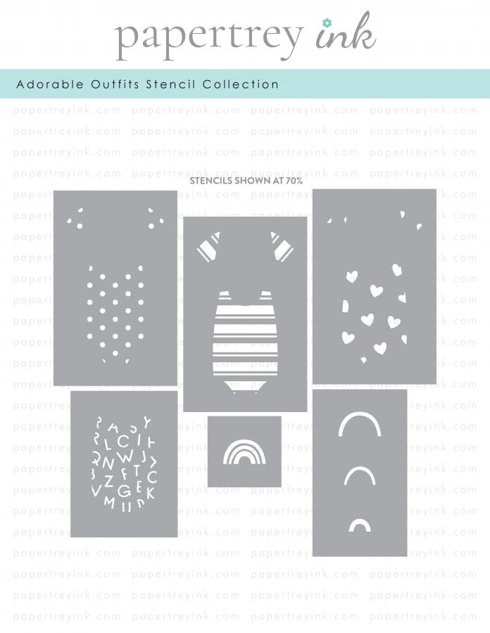 Special Guy Stencil Collection (set of 5): Papertrey Ink