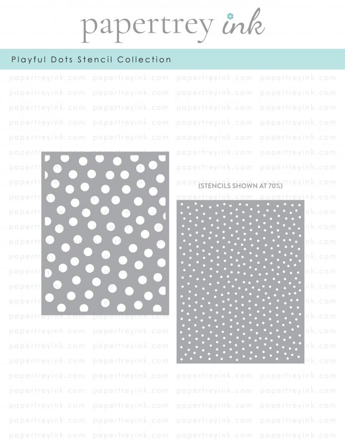 Papertrey Ink -Simple Stitch Crochet Stencil Collection - Large (set of 2)