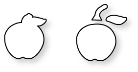Papertrey Ink - Teacher's Apple Die Collection (set of 2): Papertrey Ink