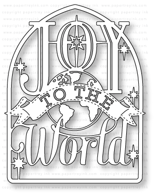 Papertrey Ink - Paper Clippings: Joy to the World Die: Papertrey Ink