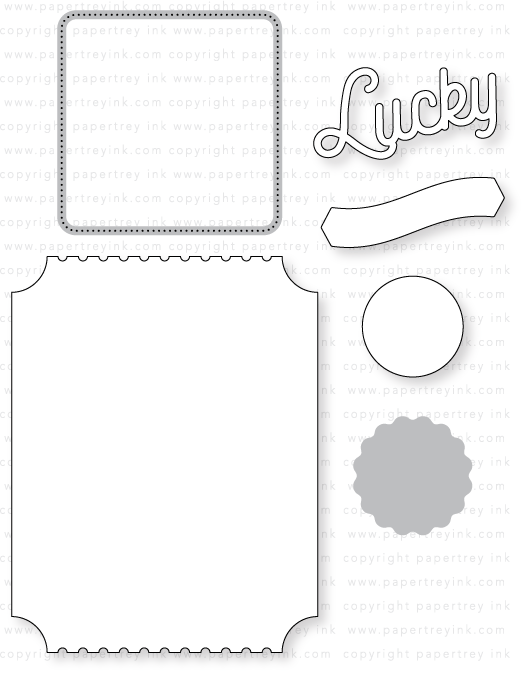Papertrey Ink - Lucky Scratch Die: Papertrey Ink