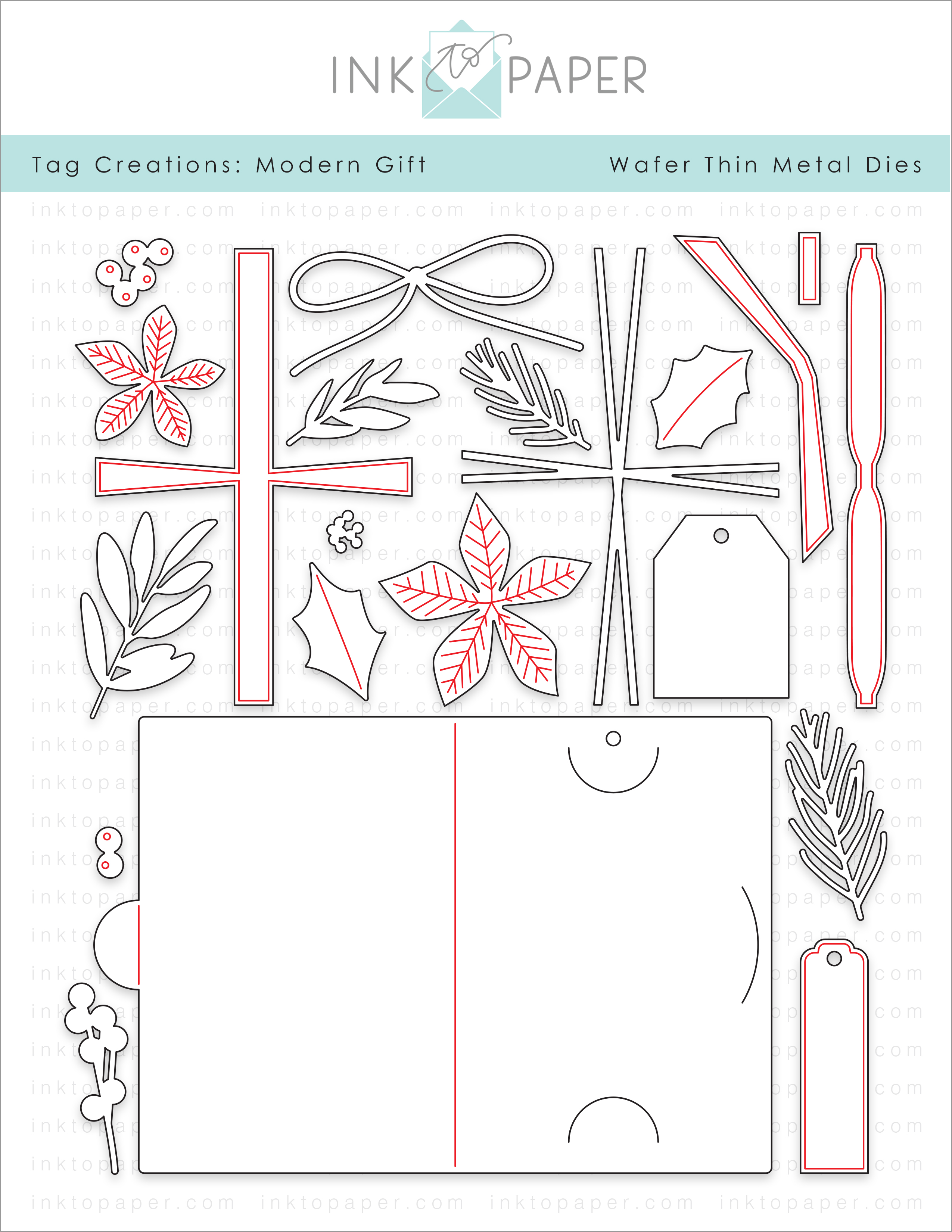 Tag Creations: Modern Gift Die: Papertrey Ink