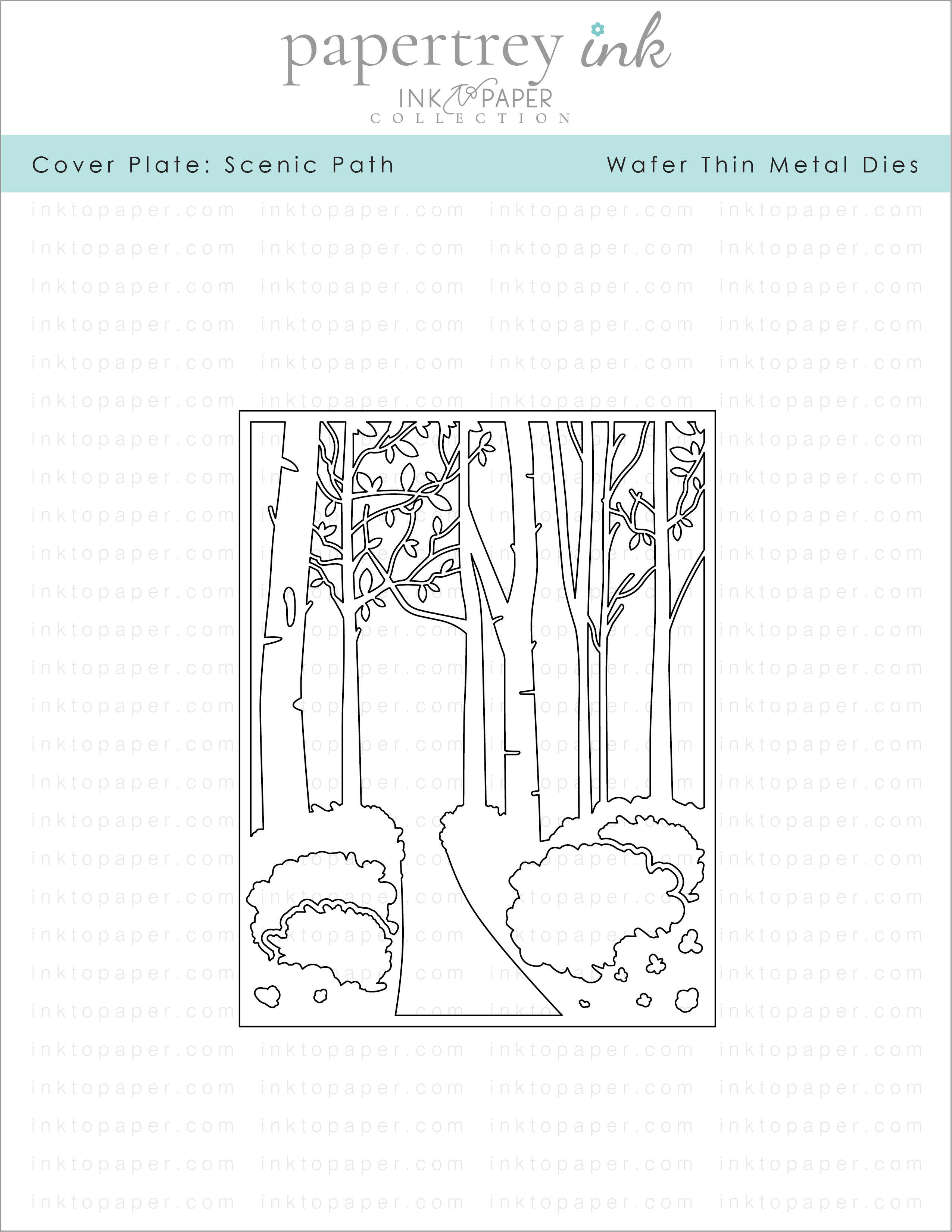 Cover Plate: Scenic Path Die: Papertrey Ink