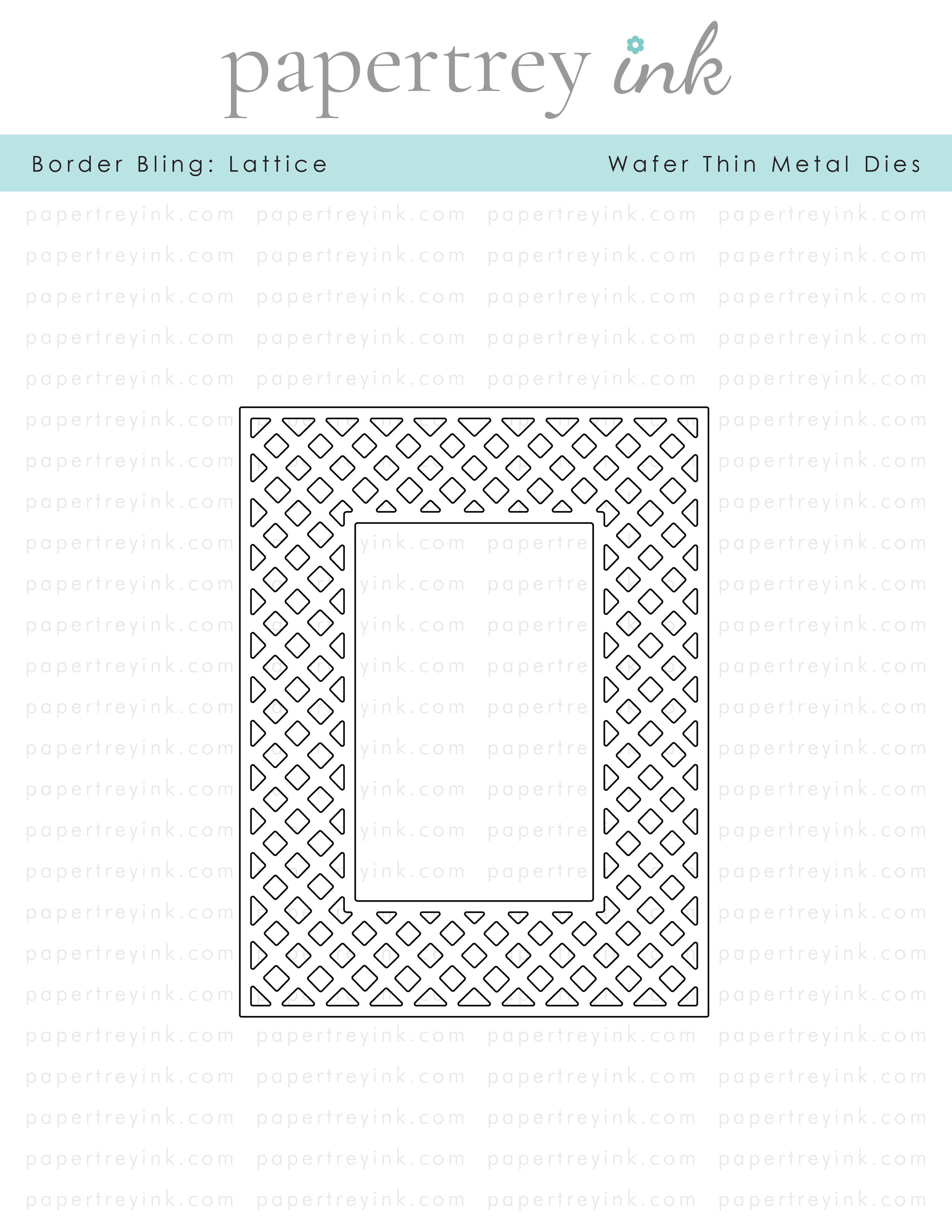 Papertrey Ink - Border Bling: Lattice Die