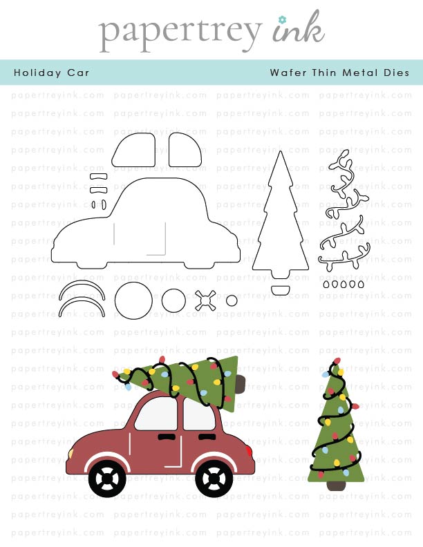 Papertrey Ink - Holiday Car Die