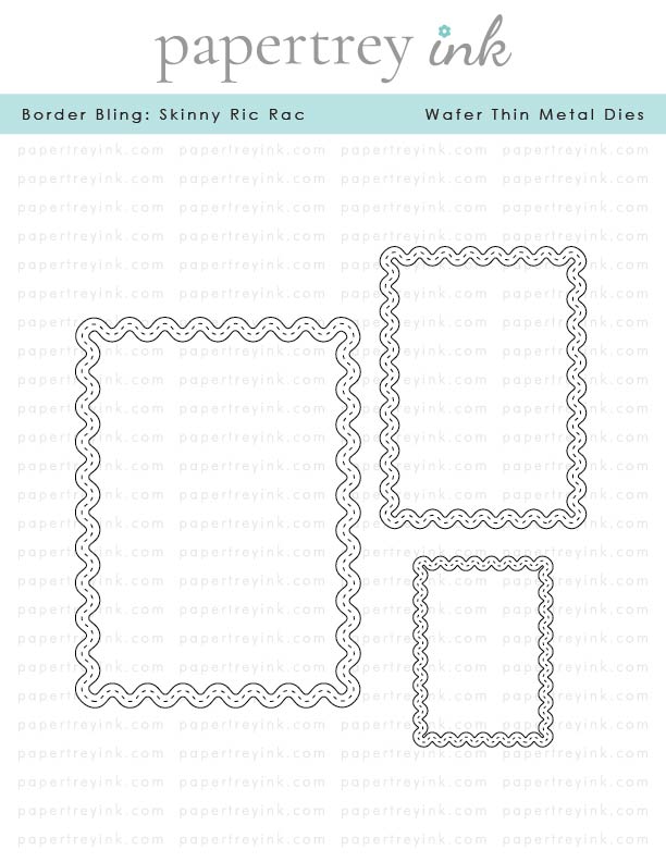 Papertrey Ink - Border Bling: Skinny Ric Rac Die