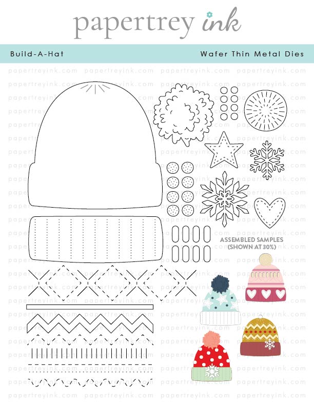 Papertrey Ink - Build-A-Hat Die