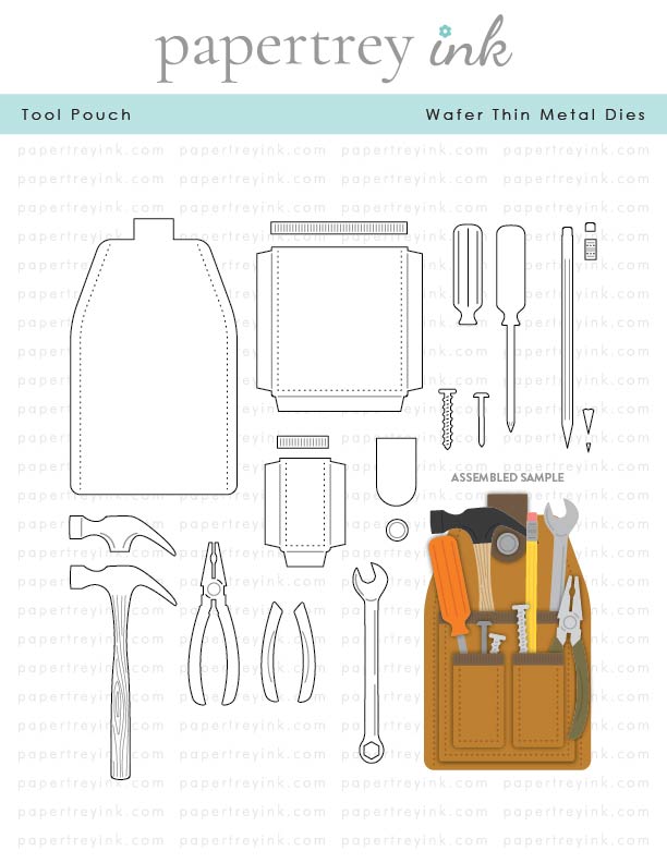 Papertrey Ink - Tool Pouch Die