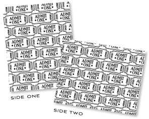 Papertrey Ink - Admit One Impression Plate: Papertrey Ink