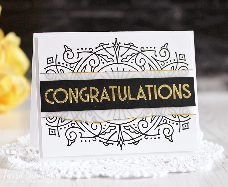 Deco Notes Stamp Set: Papertrey Ink