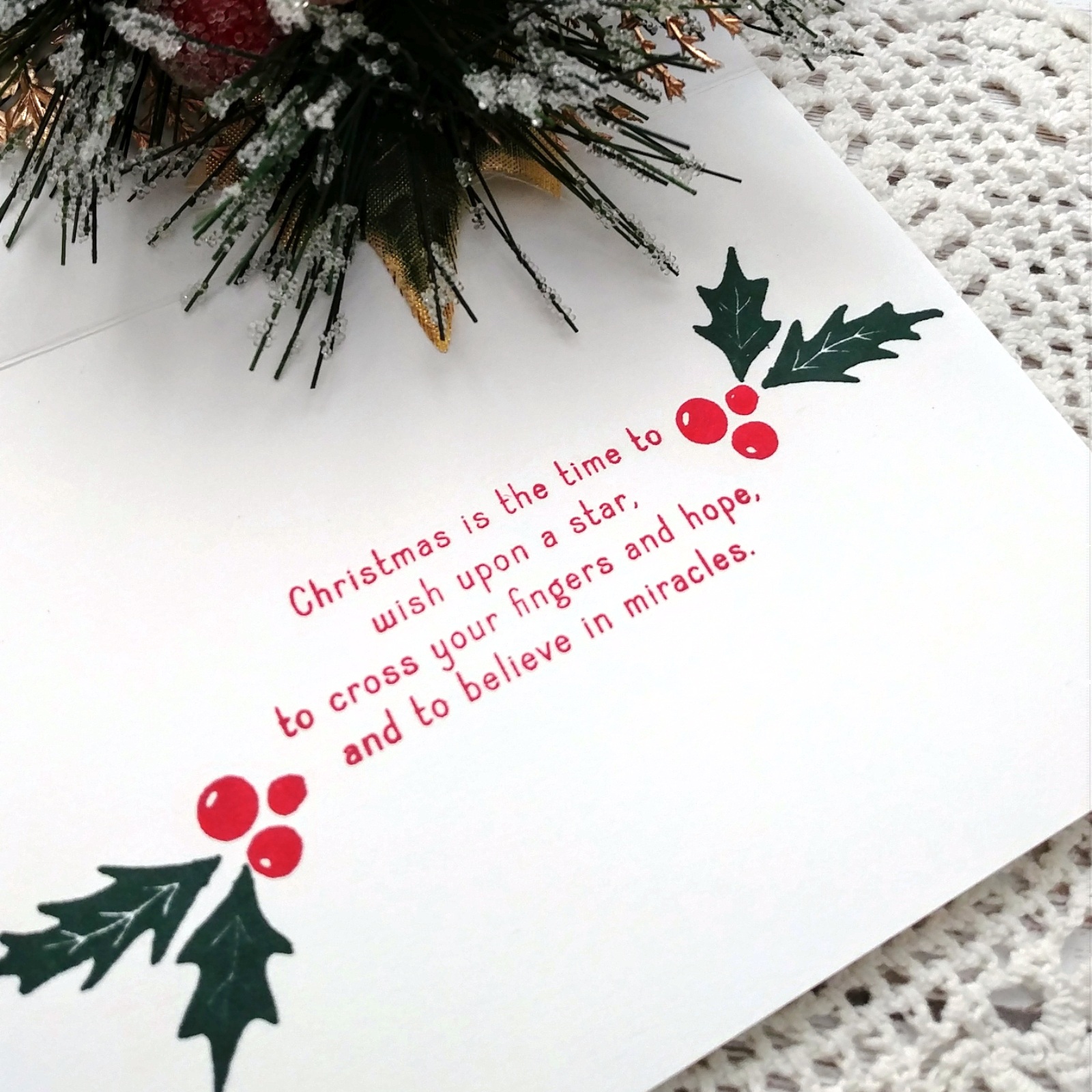 Inside Greetings: Holiday Magic Mini Stamp Set: Papertrey Ink